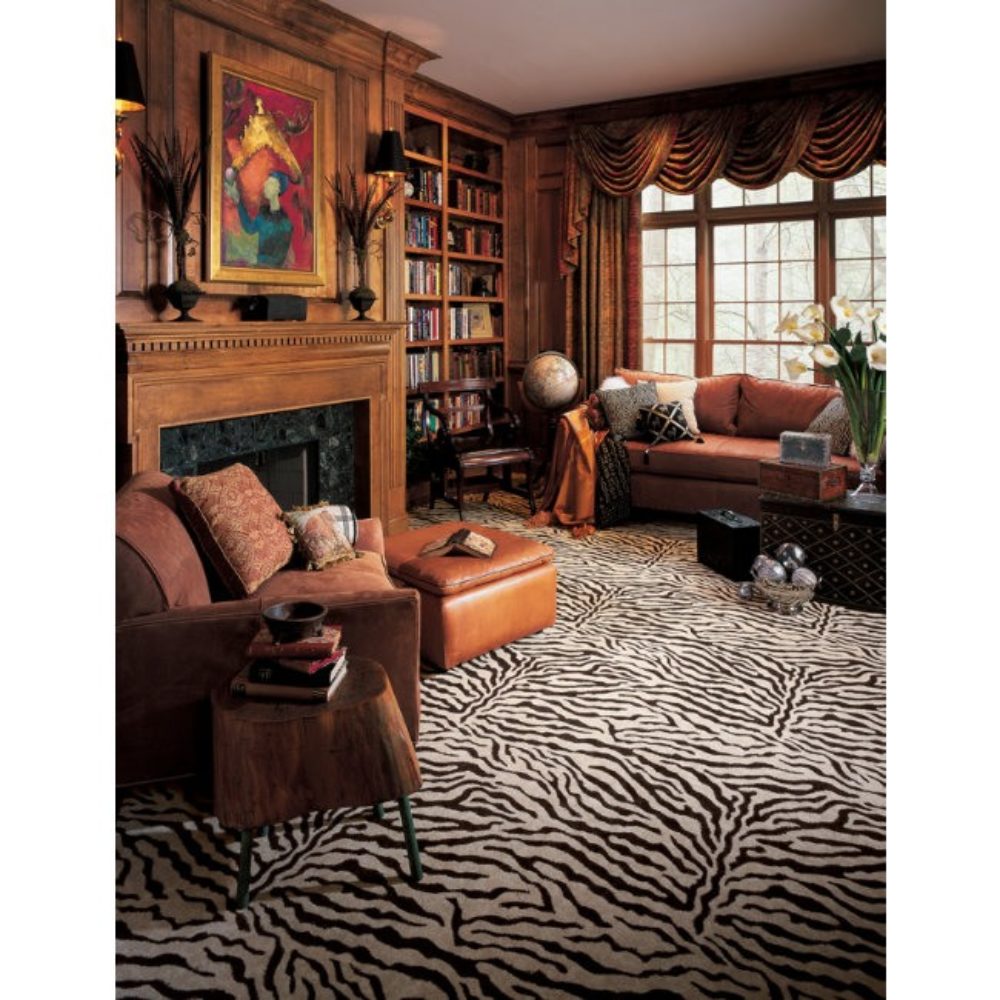 Zebra Print Carpet | Fluffy Carpets